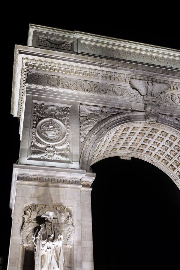 Washington Square Arch stock photo. Image of architecture - 81335686