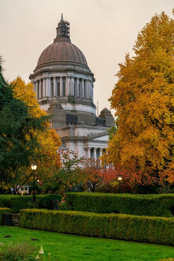 State Capitol Autumn stock image. Image of building - 130498811