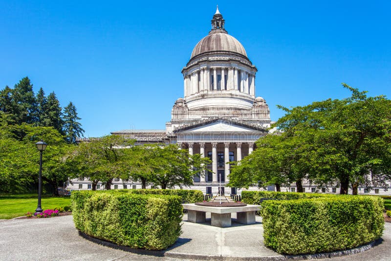 Washington State Capitol Seattle Washington Stock Photo - Image of dome ...