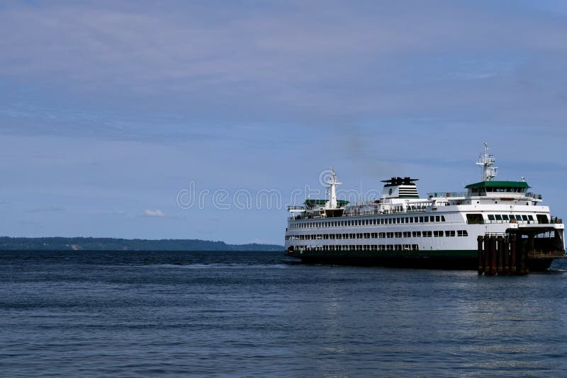 Washington State Ferry stock photo. Image of water, sound - 72720408