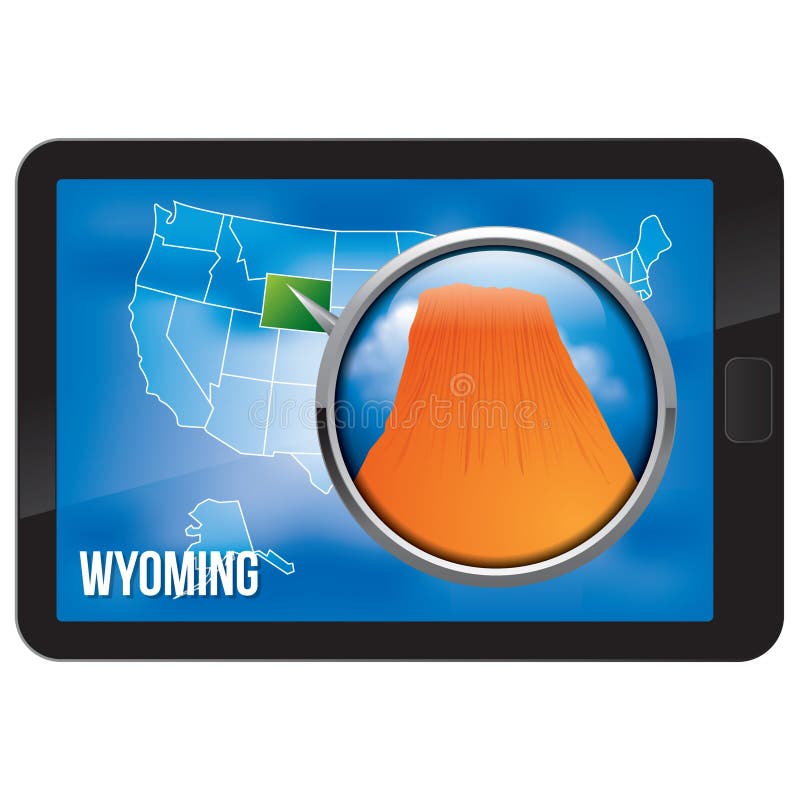 Washington State Map. Vector Illustration Decorative Design Stock ...