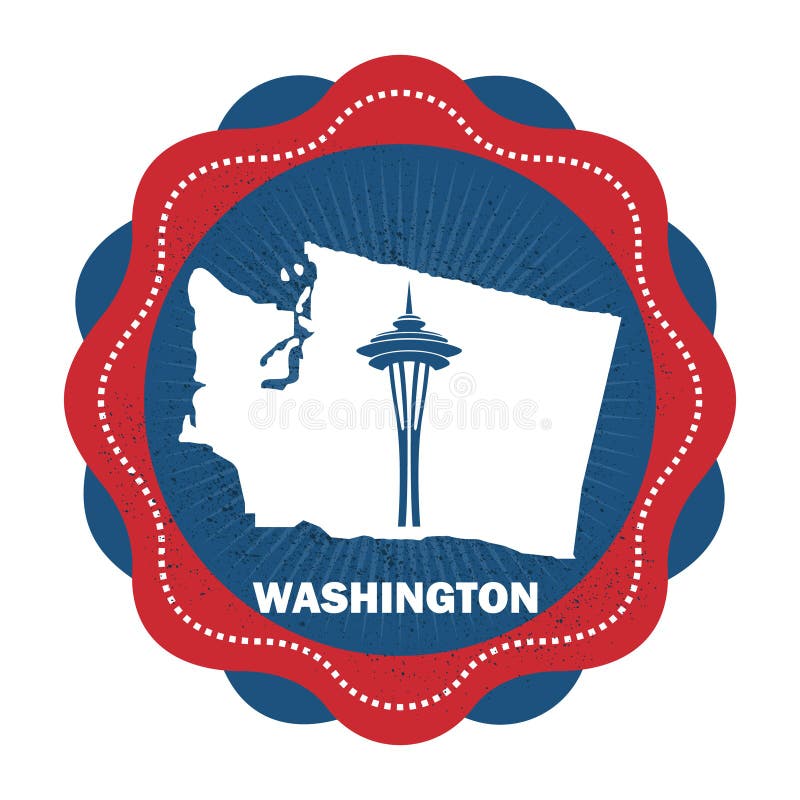 Washington State. Vector Illustration Decorative Design Editorial Stock ...