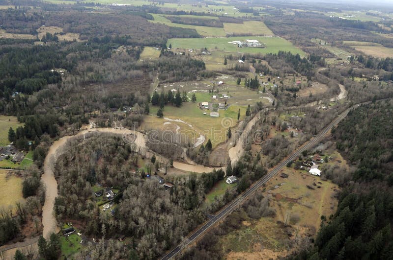 Washington State Rural Scene Stock Image - Image of river, washington ...