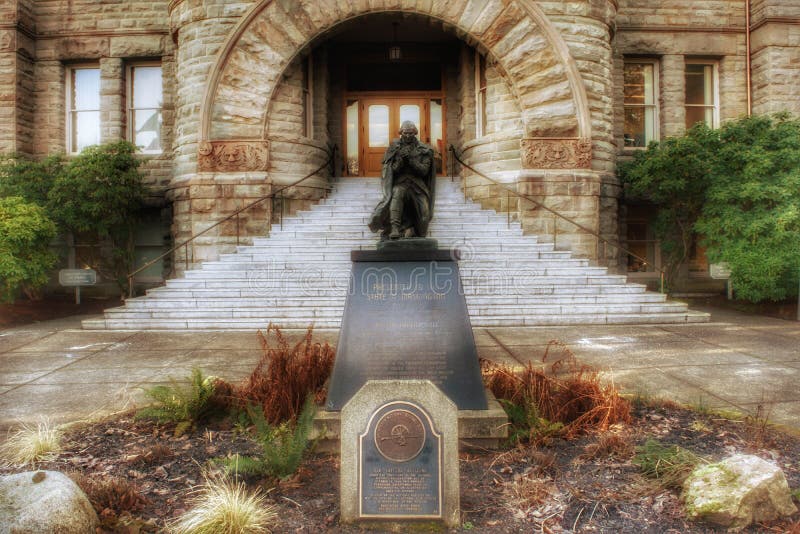 Washington State. a View of Historical Building. Stock Image - Image of ...