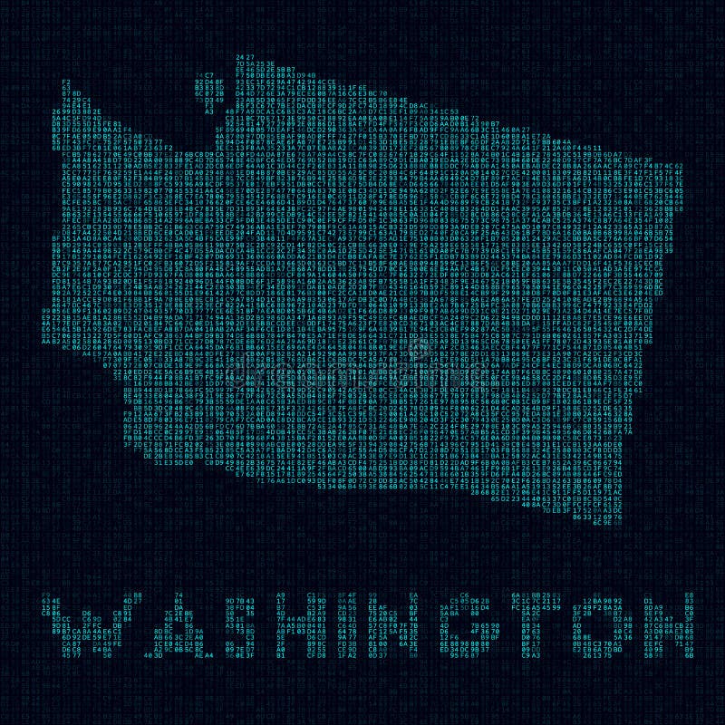 Washington tech map. stock illustration. Illustration of information ...