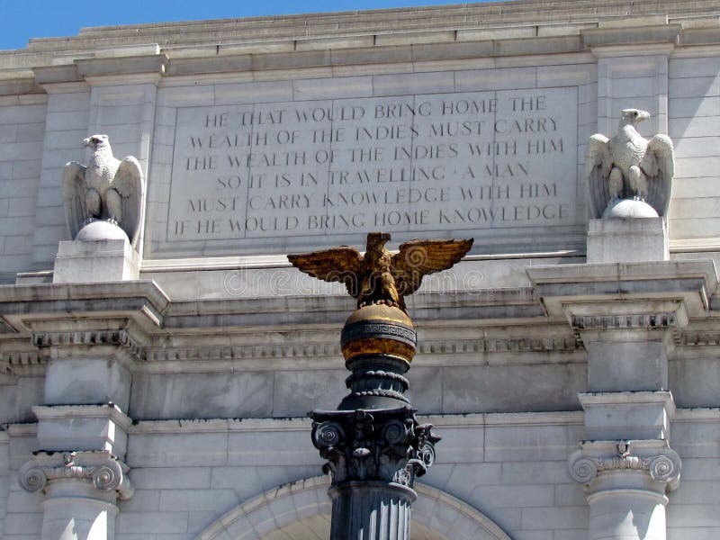 Washington Union Station Three Eagles 2013 Editorial Stock Photo ...