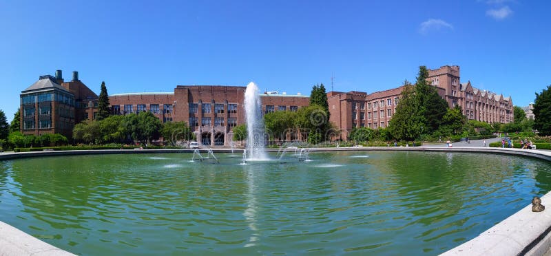 Washington University Seattle Stock Photo - Image of gowen, america ...