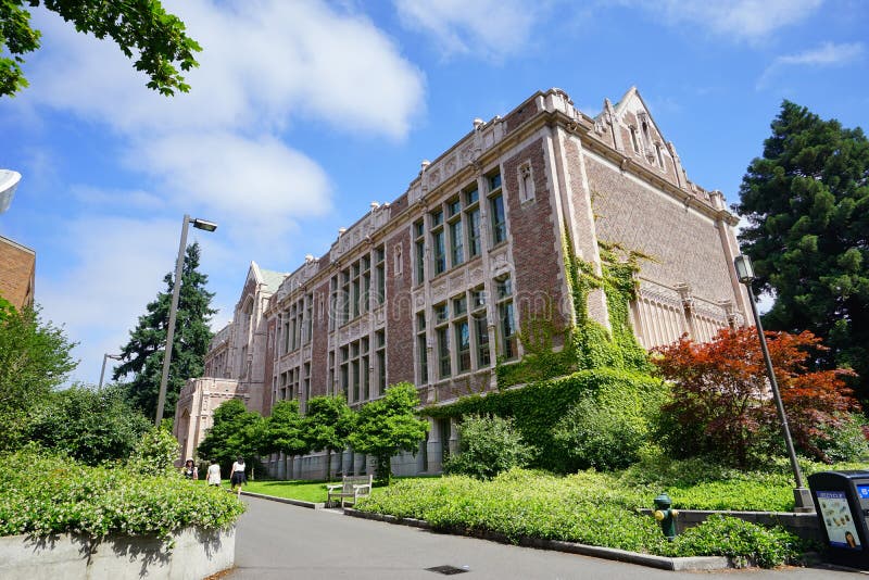 Washington University Seattle Editorial Image - Image of pacific ...
