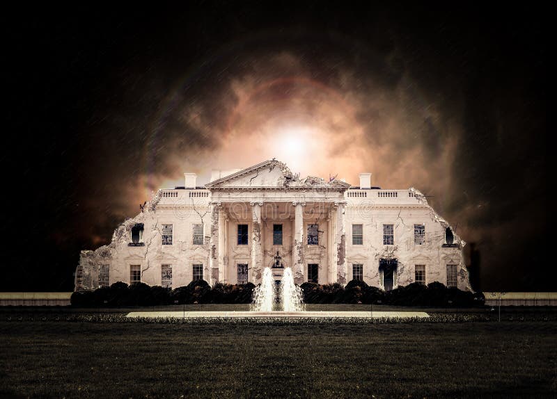 White House Destruction stock photo. Image of floods - 100581496