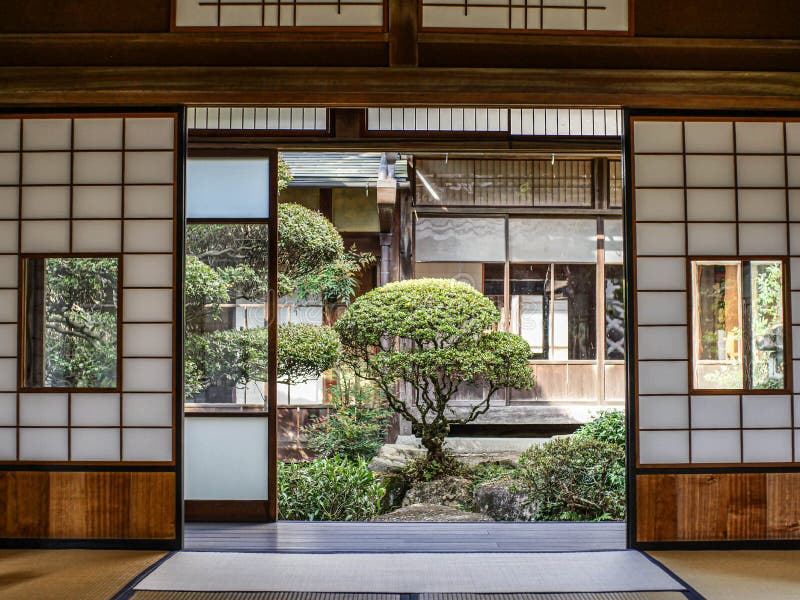 Washitsu Japanese Traditional Room. Takami Stock Image - Image of feels ...