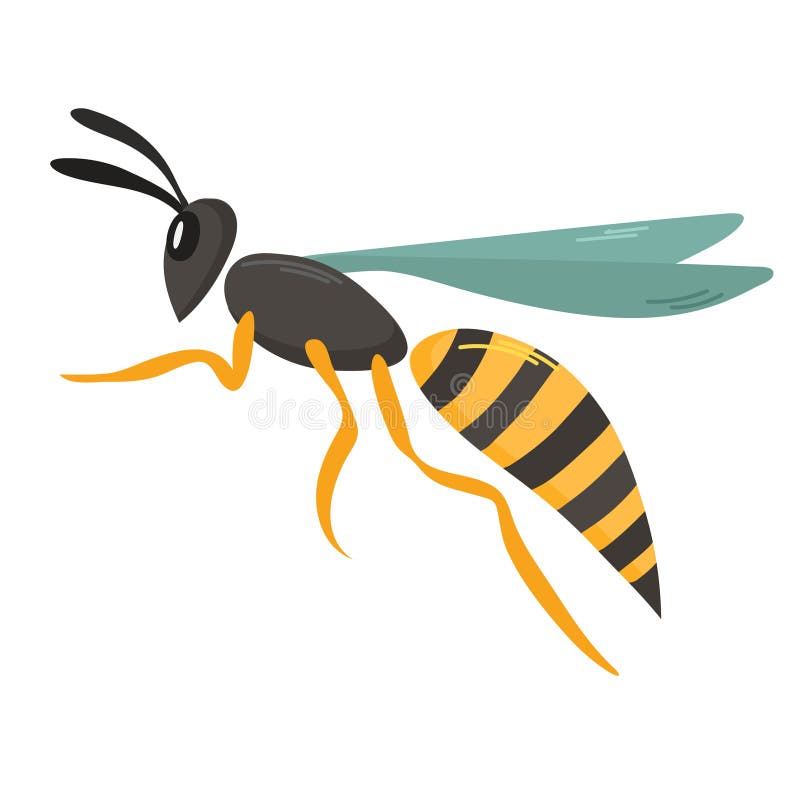 Wasp Icon Clipart Logtotype Isolated Vector Illustration Stock ...