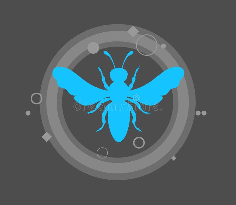 Wasp Shape stock vector. Illustration of creature, closeup - 94295860