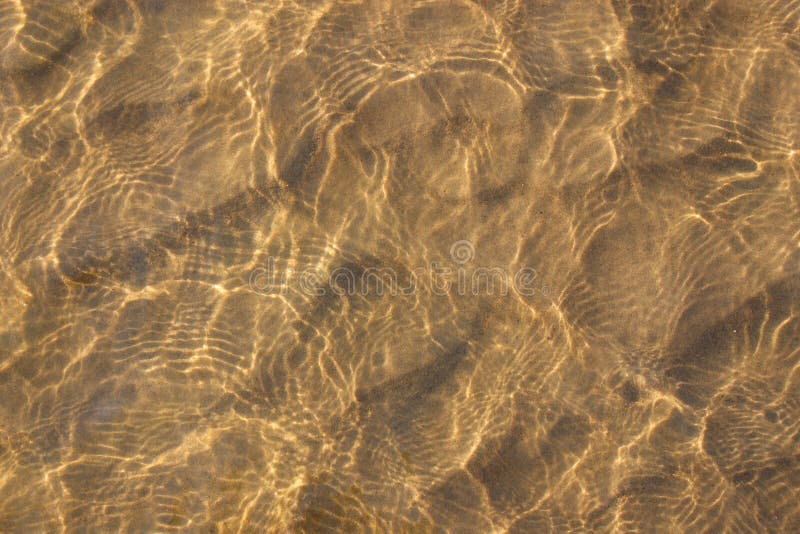 Sand Unter Dem Klaren Wasser Des Meeres Stockfoto - Bild von blau ...
