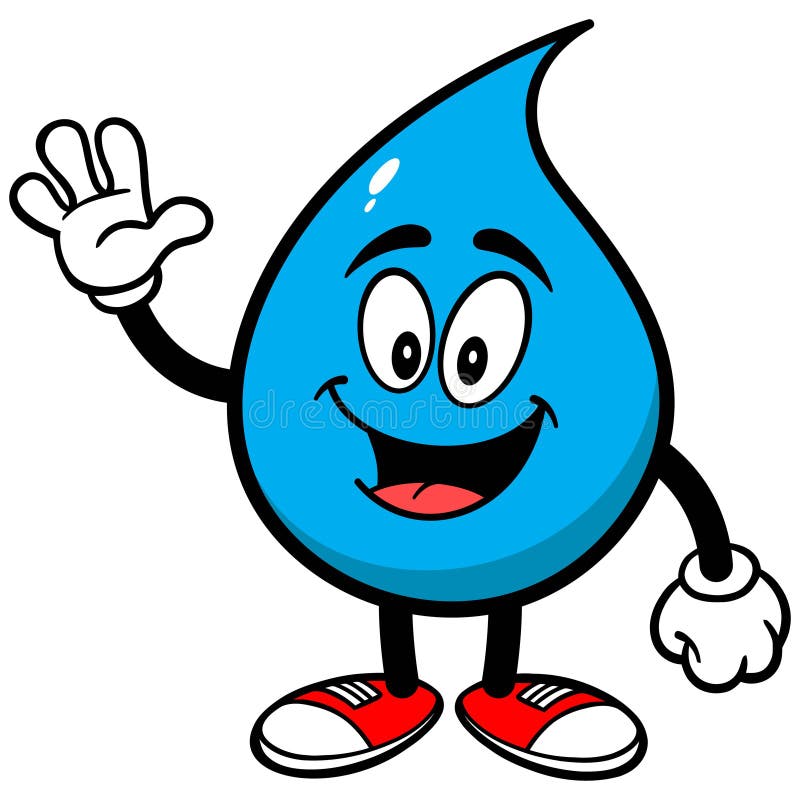 Wasser-Tropfen-Wellenartig Bewegen Vektor Abbildung - Illustration von ...