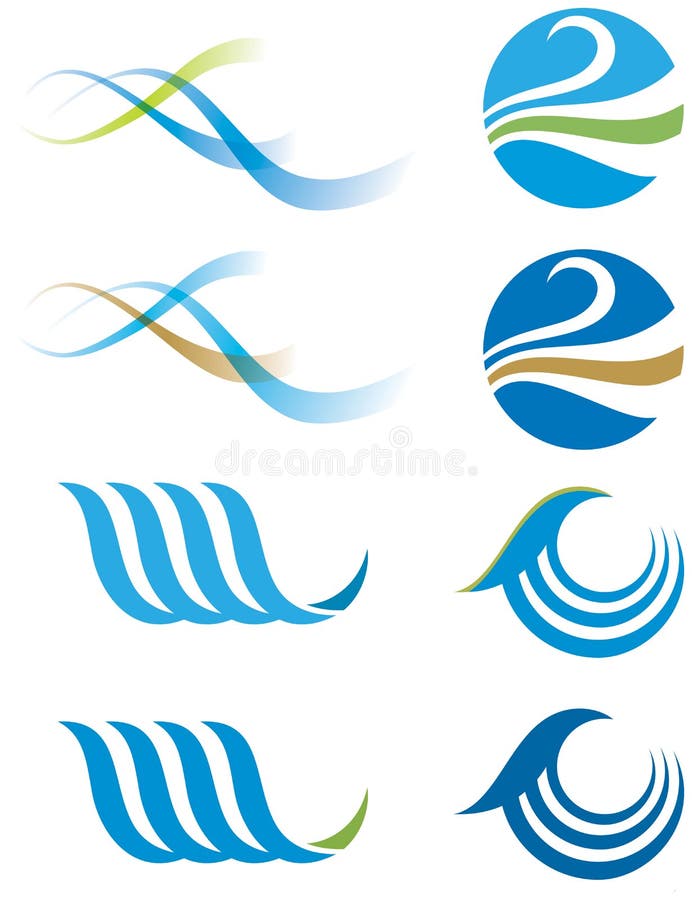 Wasser-Logo vektor abbildung. Illustration von gesund - 34167707