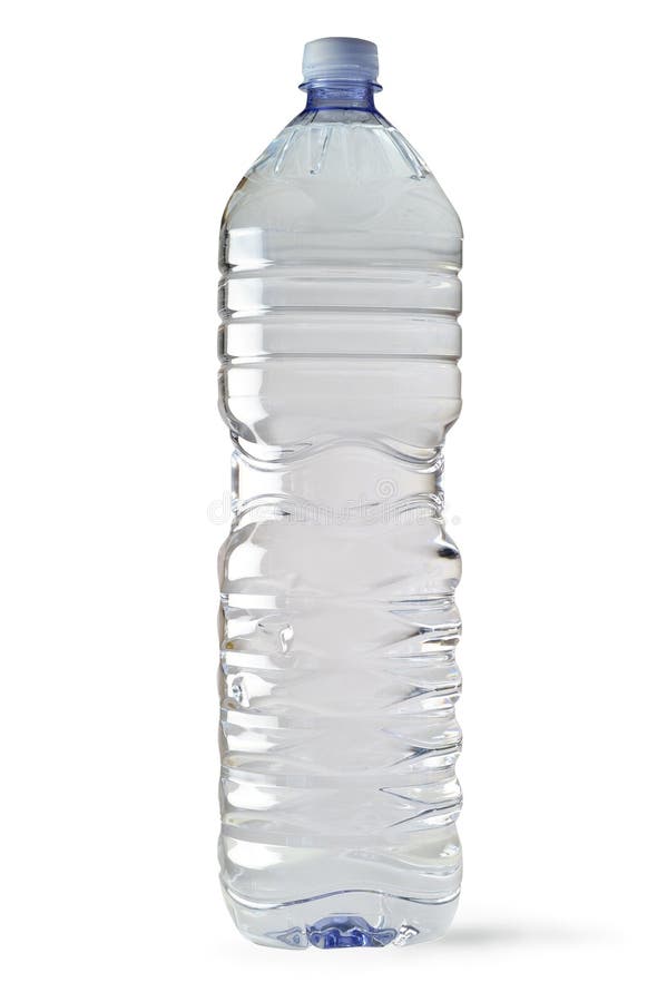 Wasserflasche Mit Ausschnittspfad Stockfoto - Bild von getr, pfad: 3987892