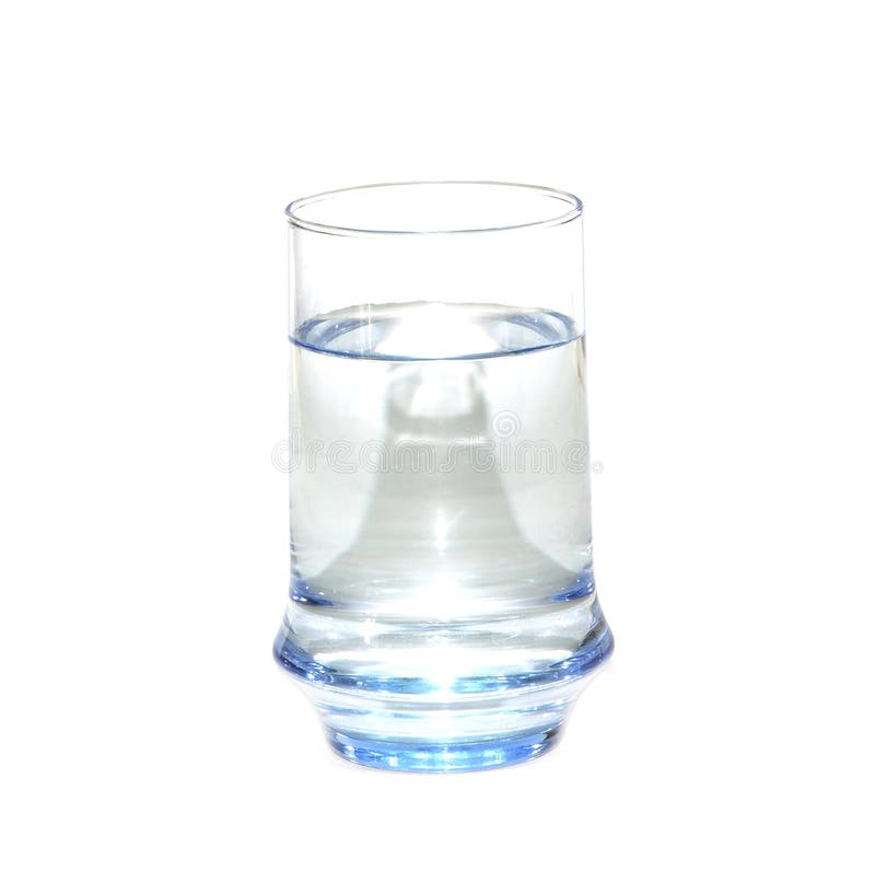 Wasserglas stockfoto. Bild von trocken, glas, wasser, erfrischung - 7419496