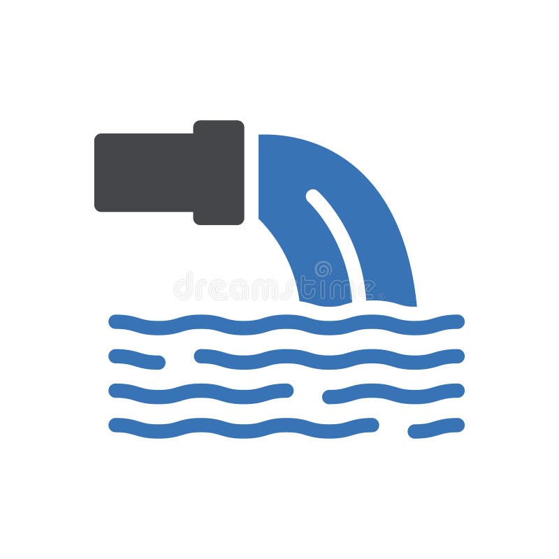 Wastage of water from tap stock vector. Illustration of clean - 176109156