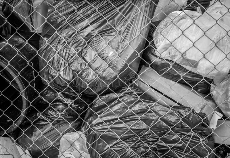 Waste bags, trash stock image. Image of recycle, plastic - 61499359