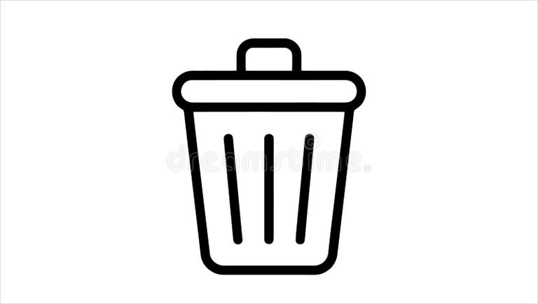 Waste Bin Line Icon Stock Illustrations – 20,438 Waste Bin Line Icon ...