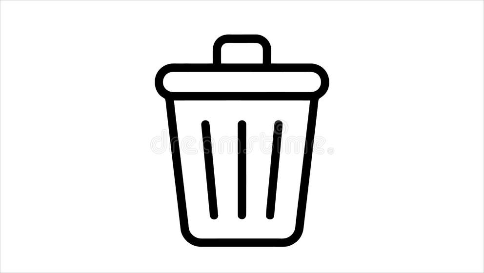 Waste Bin Line Icon Stock Illustrations – 20,438 Waste Bin Line Icon ...