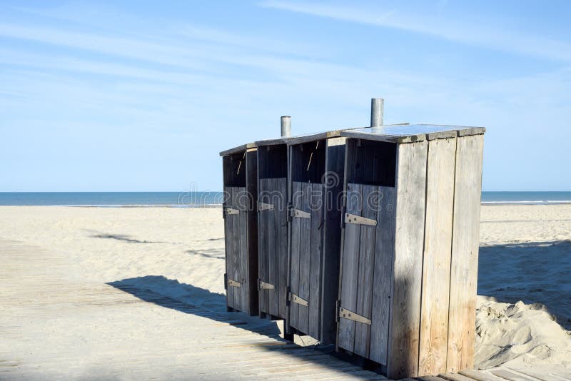 Waste Bins for Litter on Public Beach To Keep the Environment Free from ...