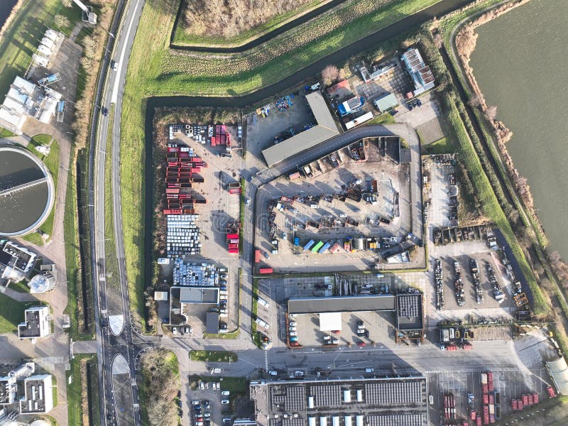 Waste Collection Center, Recycling Center Processing and Separation of ...