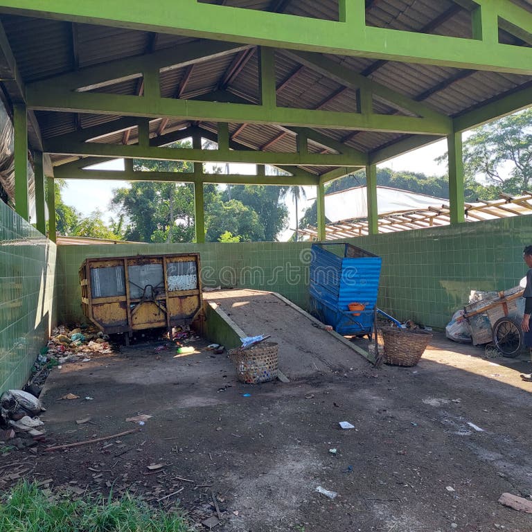 Waste Collection Point To Be Sent To Waste Processing Stock Image ...