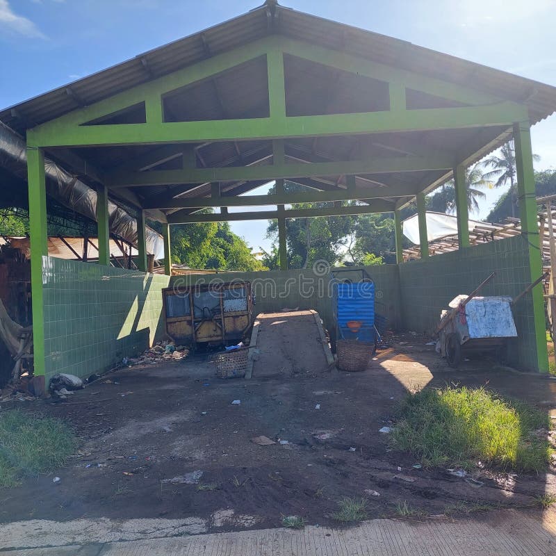 Waste Collection Point To Be Sent To Waste Processing Stock Photo ...