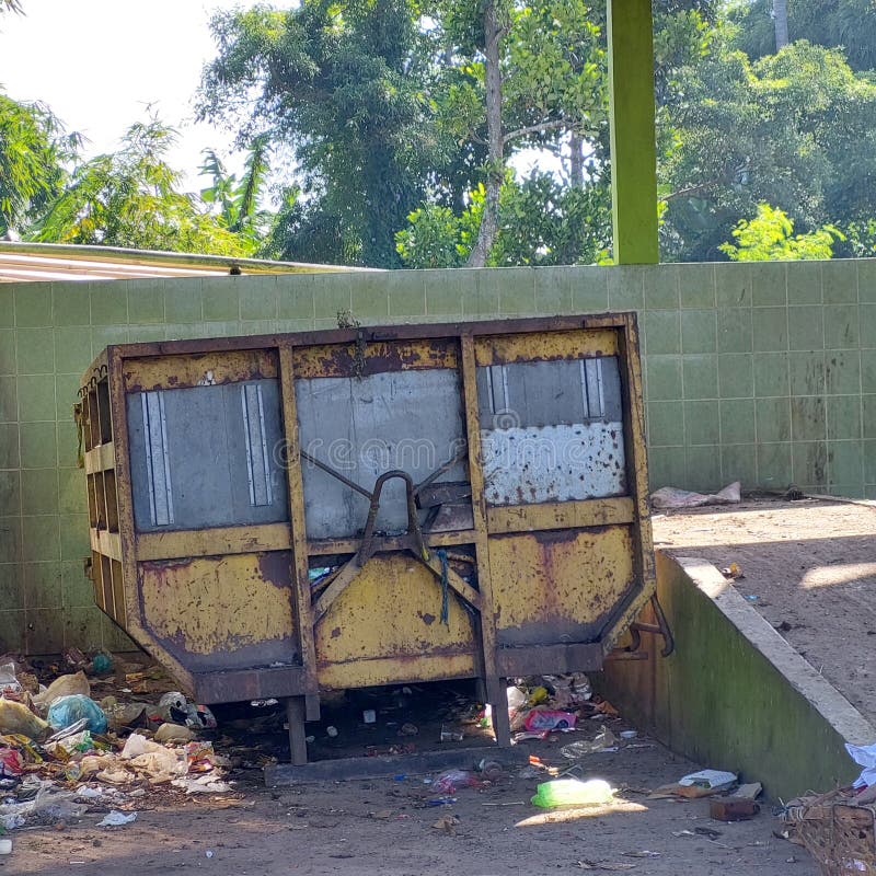 Waste Collection Point To Be Sent To Waste Processing Stock Image ...