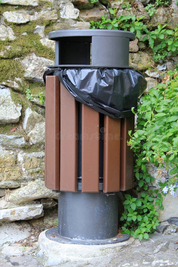 Waste Collection in the Street Stock Photo - Image of collection ...