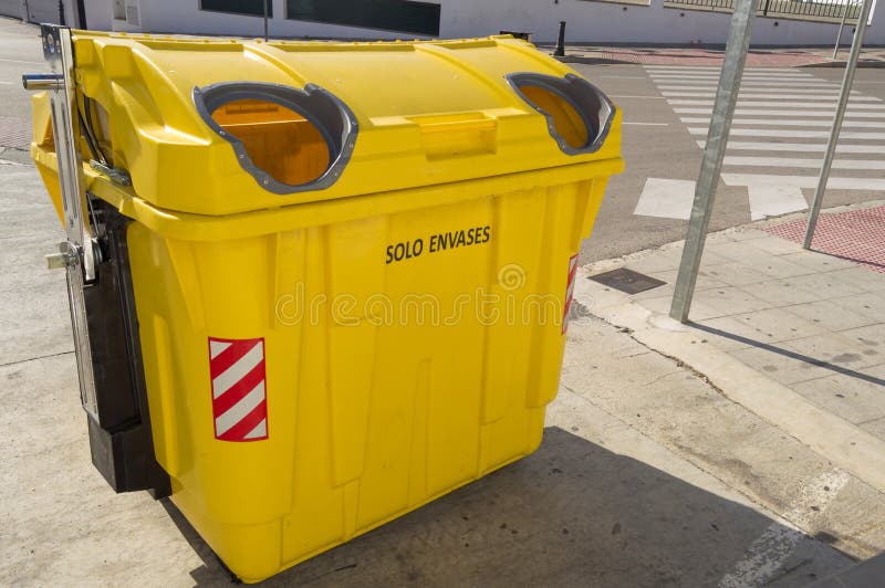 Waste container stock image. Image of recycled, accumulating - 49119795