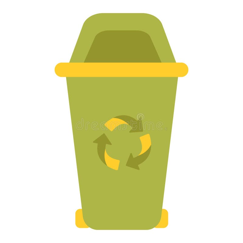 Waste Container. Save the Environment Stock Vector - Illustration of ...
