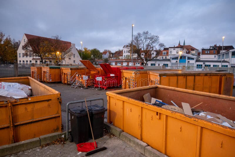 In Waste Disposal Company There are Many Waste Containers for the ...