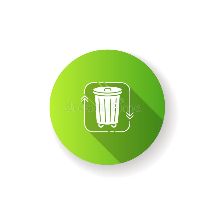 Waste Disposal Green Flat Design Long Shadow Glyph Icon Stock Vector ... Waste Disposal Green Flat Design Long Shadow Glyph Icon Stock Vector ...