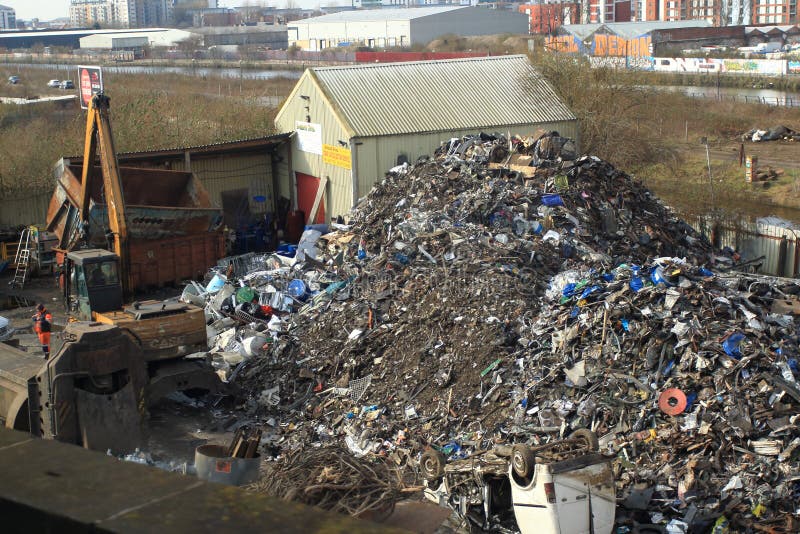 Waste Dump Behind the Villige in Middle Europe Stock Image - Image of ...