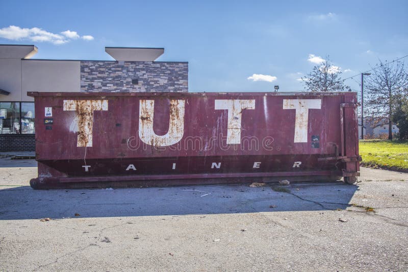 Dumpster Side View Stock Photos - Free & Royalty-Free Stock Photos from ...