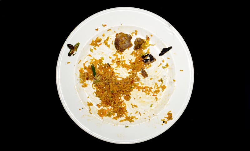 Waste of Food in a Restaurant Stock Image - Image of asian, picking ...