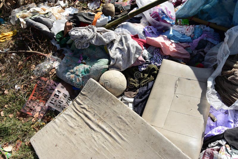 Waste from Garbage that is Degraded by Natural Means. Stock Image ...