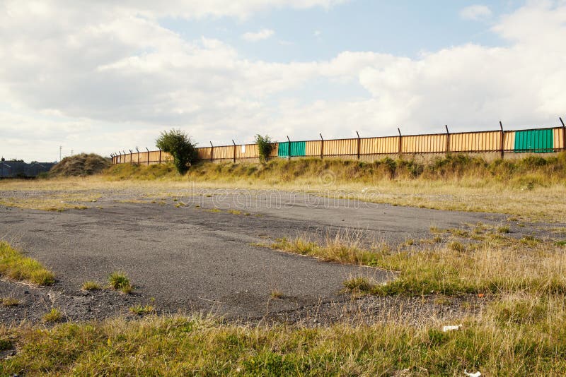Waste plot of land stock image. Image of rural, damaged - 20803423