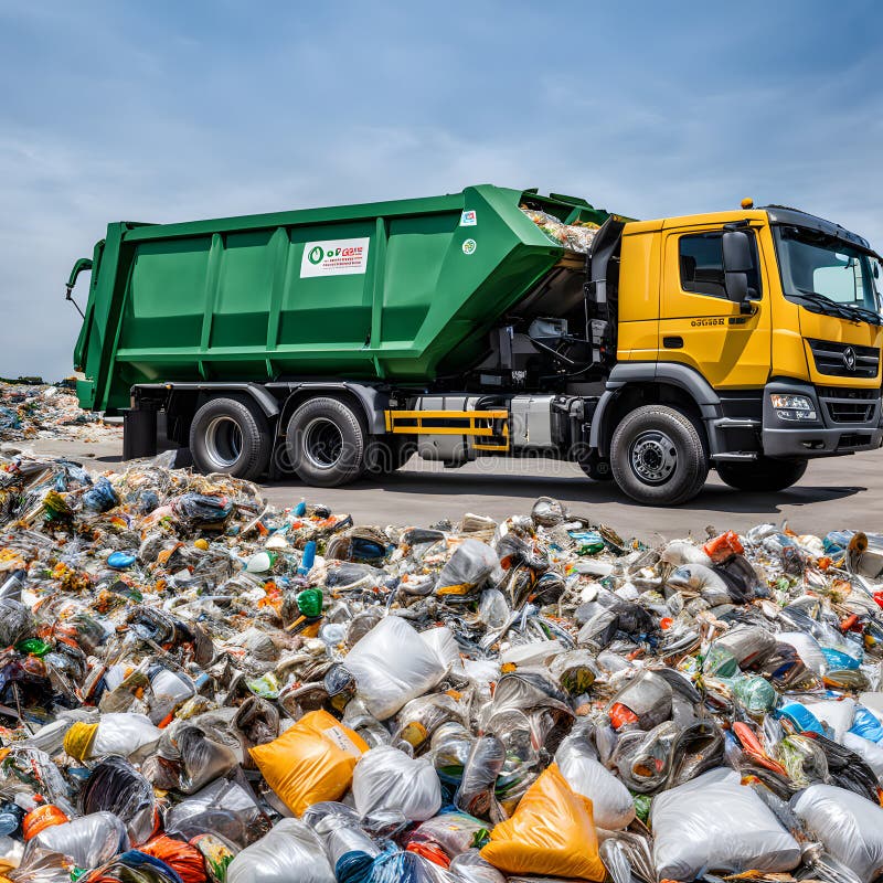 Waste Management, Ai-generatet Stock Illustration - Illustration of ...