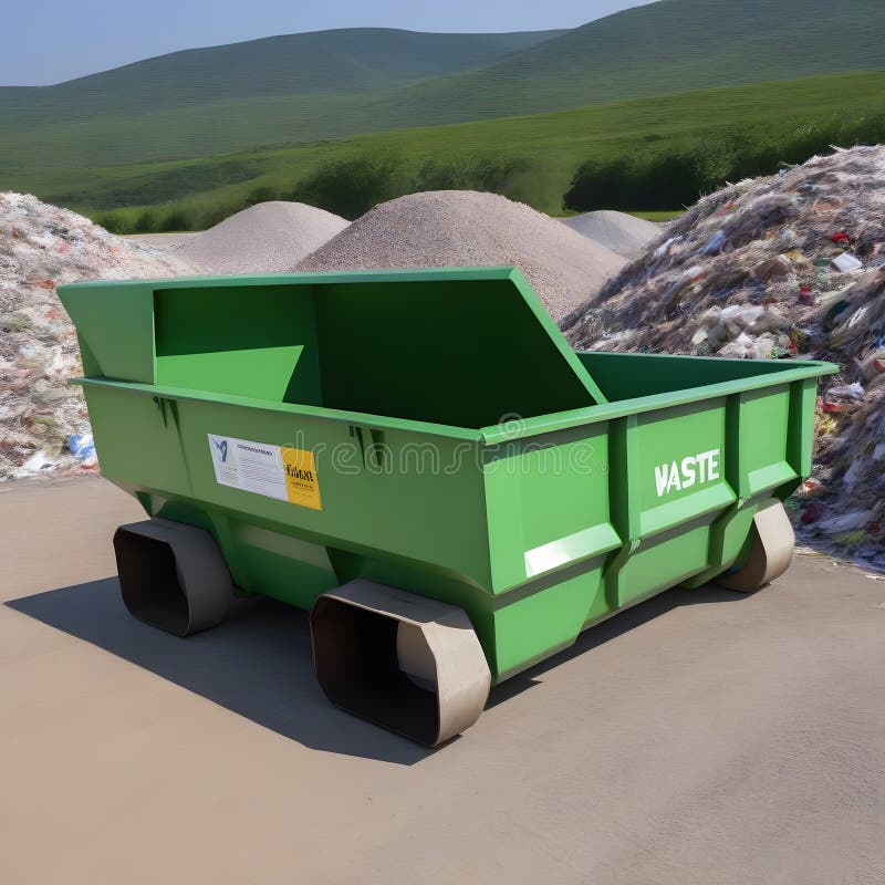 Waste Management, Ai-generatet Stock Illustration - Illustration of ...