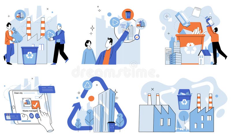 Material Circulation Stock Illustrations – 440 Material Circulation ...