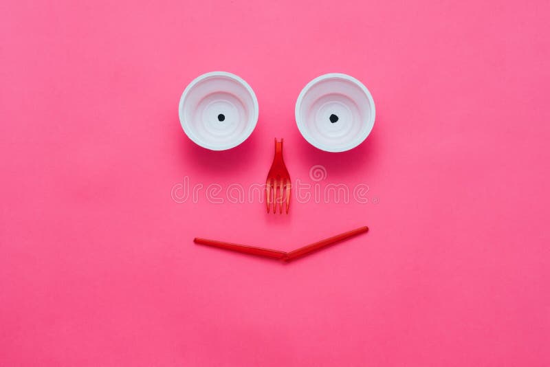 Waste Management Sorting Recycling Garbage Monster Stock Image - Image ...