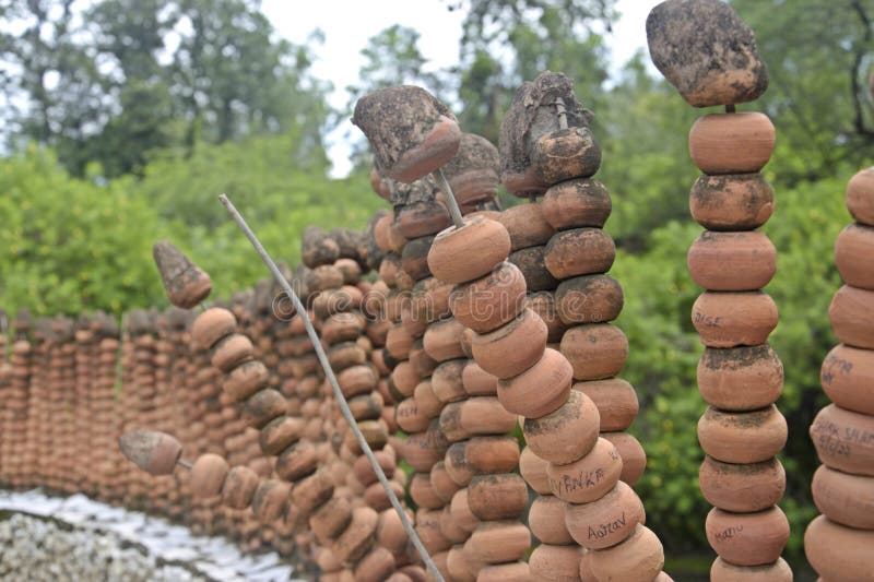Waste Material Transformed into Clay Designs and Artifacts Stock Image ...