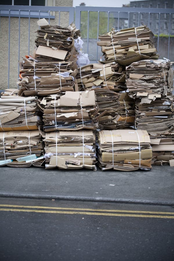 Waste paper stock image. Image of cardboard, waste, recycling - 16647427