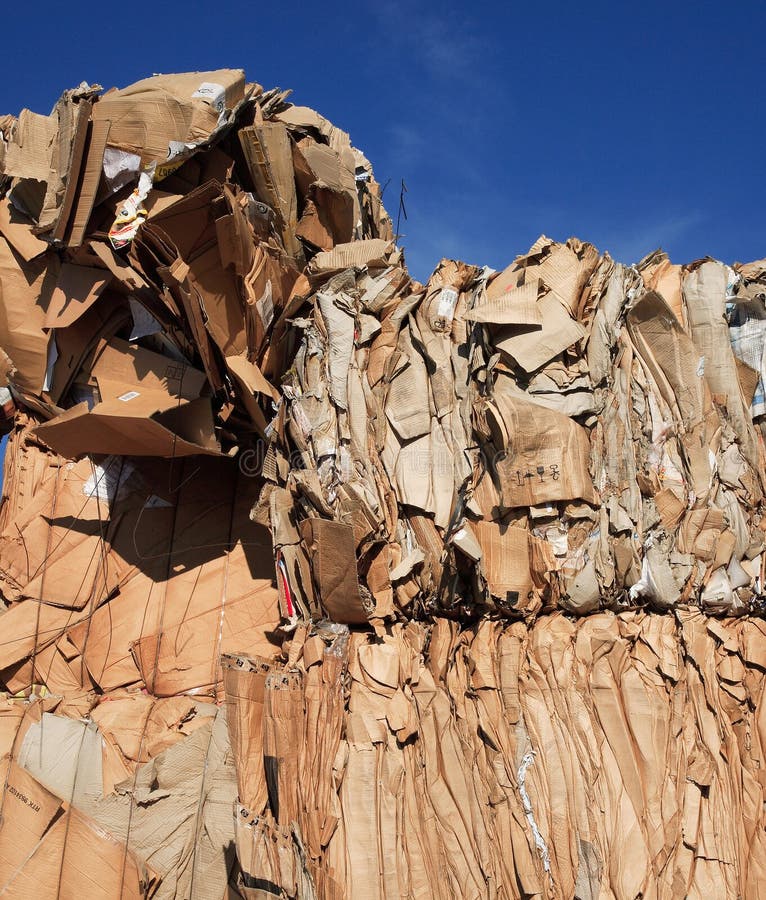 Waste paper stock image. Image of dump, place, paper - 57622895