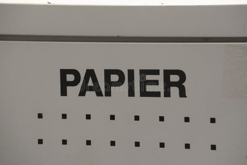 Waste Paper and Waste Paper Disposal Stock Photo - Image of dirt, junk ...