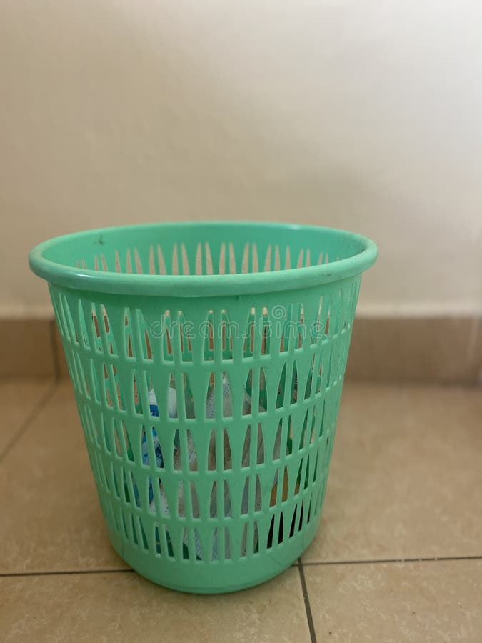 Waste Paper Dustbin in an Office Stock Image - Image of beauty ...