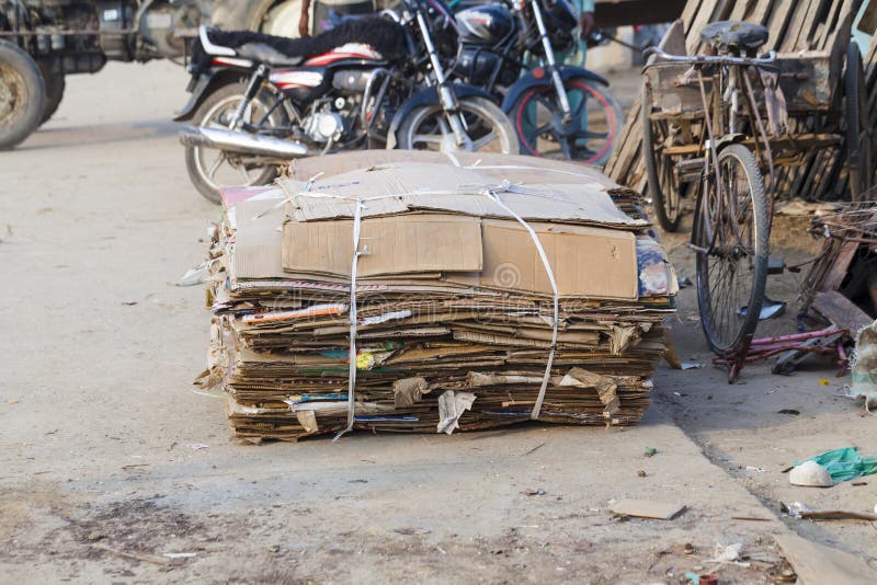 Waste paper stock photo. Image of ecology, dump, disposal - 81916888